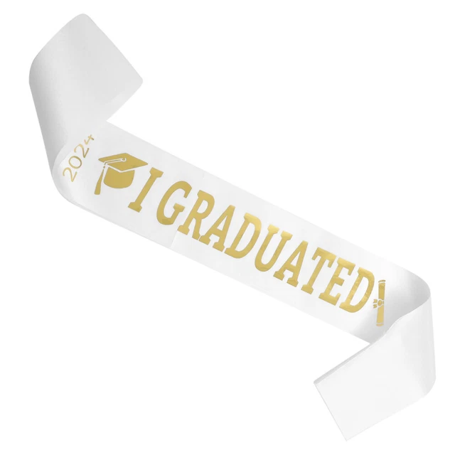 CLASS OF 2024 Sash Graduate Graduation Straps Ceremonial Belt EUR 4,83 ...