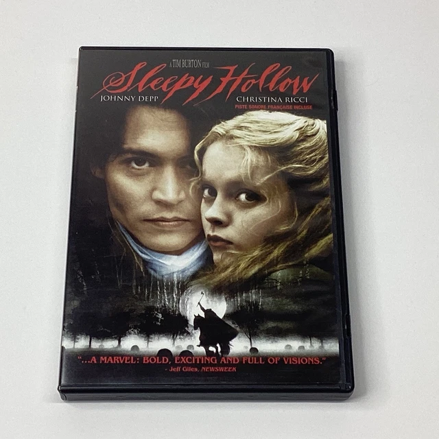 SLEEPY HOLLOW DVD 1999 Tim Burton Johnny Depp Christina Ricci $5.00 ...