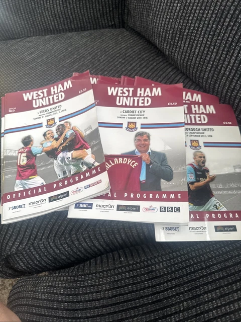 WEST HAM UNITED Football Programmes £4.38 - PicClick UK