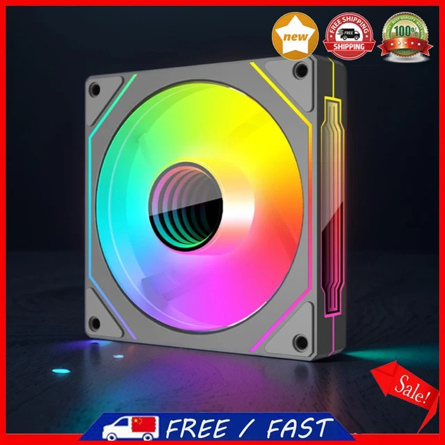 12CM ARGB 5V 3Pin 4 Pin PWM Computer Chassis Fan 800-1800 RPM Quiet ...