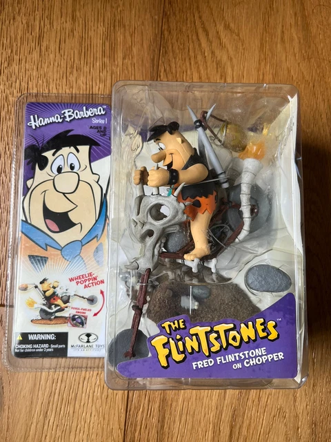 MCFARLANE FLINTSTONES FRED Flintstone Chopper Hanna Barbera Series 1 ...