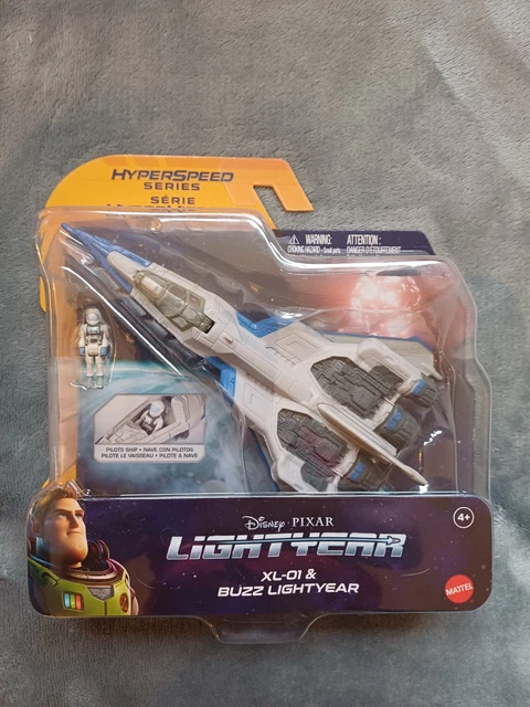 DISNEY PIXAR LIGHTYEAR Hyperspeed Series XL-01 & XL-02 Spaceship Buzz ...