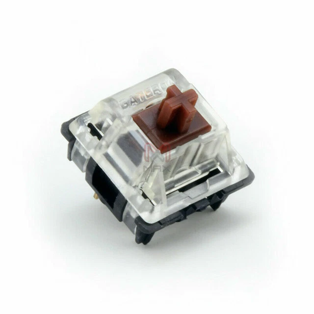 GATERON BROWN TACTILE Switch Mechanical Keyboard 5-pin PCB Mount (50 ...