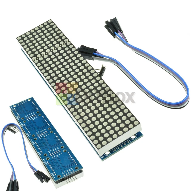 MAX7219 LED DISPLAY Dot led Matrix MCU Control Module for Arduino ...