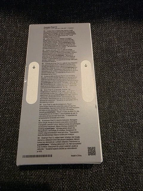 GOOGLE PIXEL 10, 12GB RAM/256GB ROM, 5G, Dual SIM, eSIM, Obsidian, NEU ...