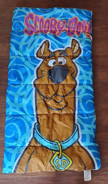 VINTAGE 90S SCOOBY Doo Hanna-Barbera Kid’s Sleeping Bag Blanket Youth ...