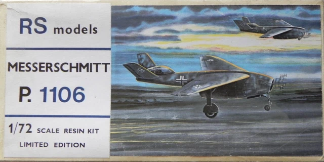 MESSERSCHMITT P.1106 1/72 RS Models Resin Kit Limited Edition EUR 52,45 ...