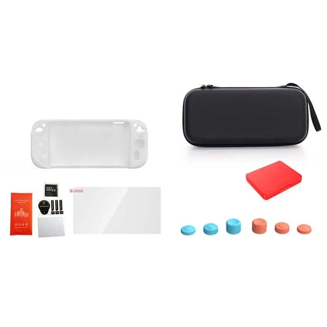 FOR NINTENDO SWITCH 2 Protection Set with Silicone Case and Tempered ...