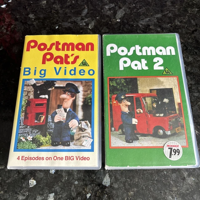 VINTAGE POSTMAN PAT VHS Bundle Big Video/Postman Pat 2 BBC Very Good ...