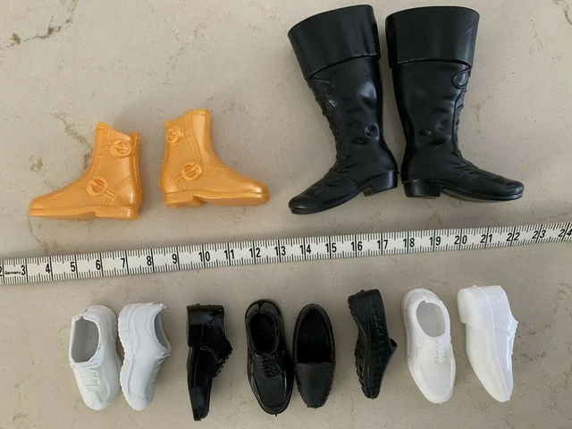 POPULAR-BARBIE.CLOTH/ACCESSORY@ANY 2 PAIR of Ken Doll Sized Shoes@Good ...