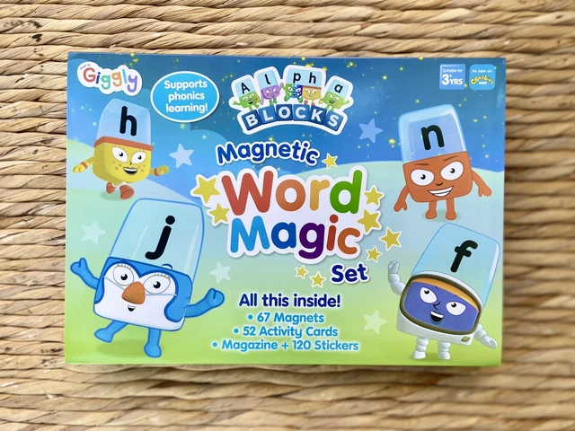 ALPHABLOCKS TOYS MAGNETIC Learn Read EARLY YEARS/SPECIAL NEEDS Word ...