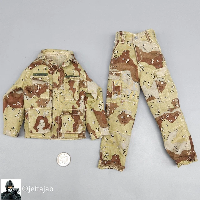 1:6 DRAGON US Tank Commander Kent 6-Color Desert Camo Uniform for 12 ...