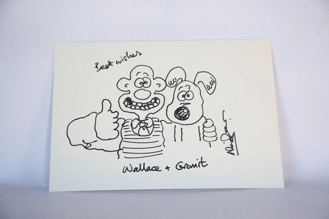 NICK PARK SIGNED Wallace & Gromit Illustration £2,500.00 - PicClick UK