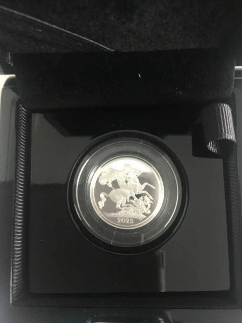 SILVER SOVEREIGN 2025 Proof Coin With Capsule and Box Special Offer ...