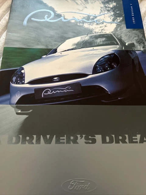 THE FORD PUMA Car Sales Info Brochure Frameable 1999 Edition 1 £3.99 ...