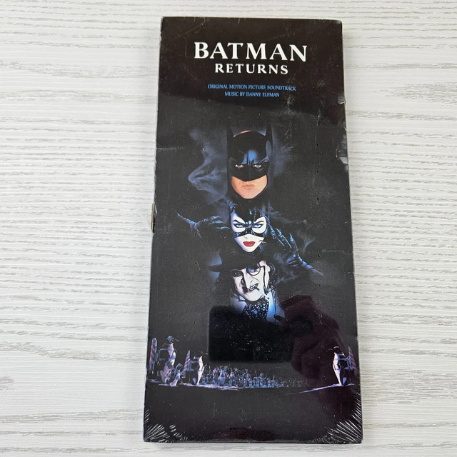 BATMAN RETURNS 1992 Longbox CD Long Box Danny Elfman Motion Picture ...