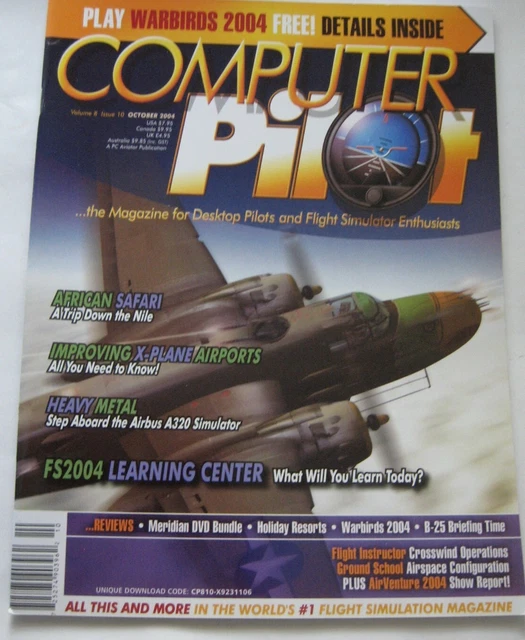 COMPUTER PILOT MAGAZINE Oct 2004 Desktop Pilots & Flight Simulator ...