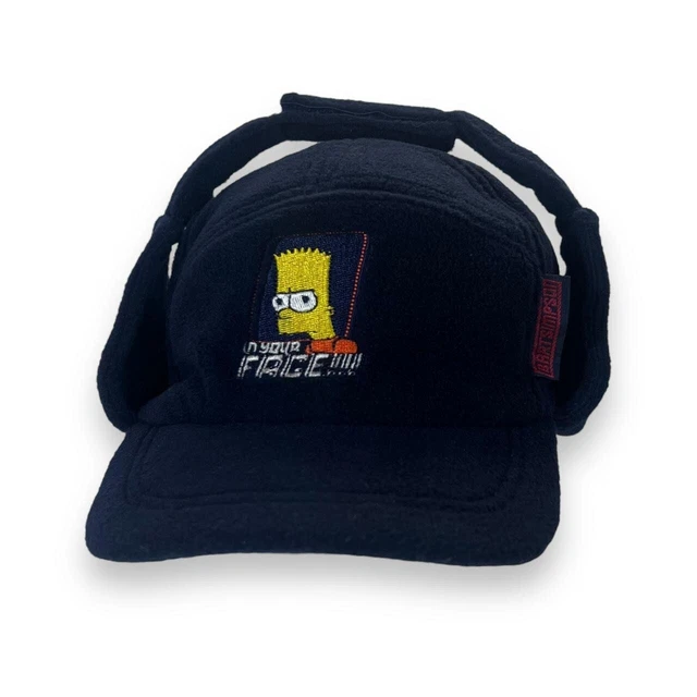 VINTAGE THE SIMPSONS (2001) "In Your Face!!" Bart Simpson Fleece ...