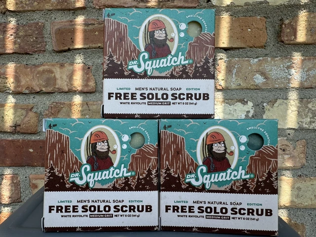 DR SQUATCH X Alex Honnold ‘Free Solo Scrub’ Limited Edition 5oz Soap ...