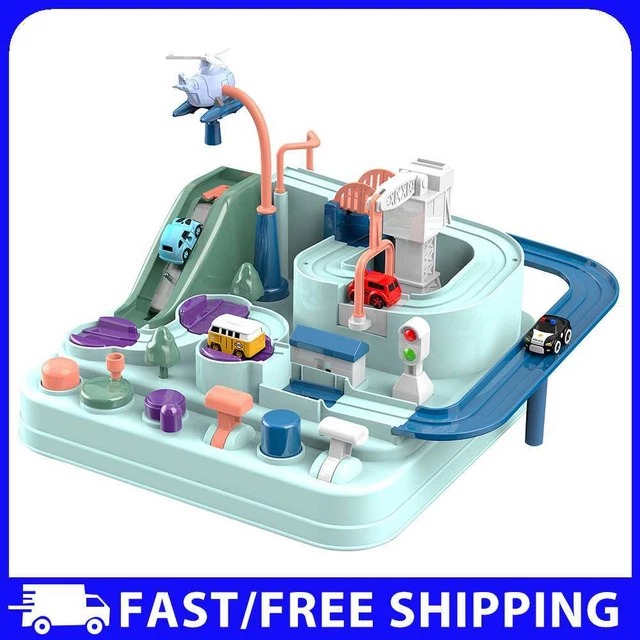 DIY INTERACTIVE VEHICLE Race Tracks Car Toy Preschool Toy for Kid (A ...