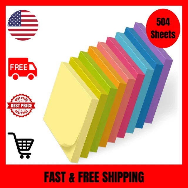 POST IT NOTES Pop-Up, Sticky Notes, 3X3 Inches, 9 Pads, Bright Colors ...
