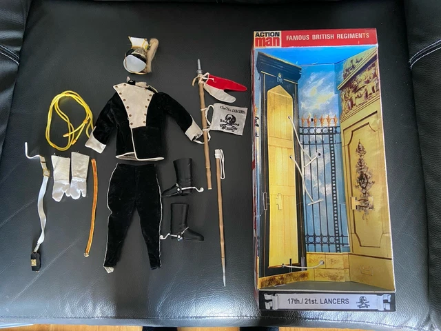 VINTAGE ACTION MAN 17th/21st lancer Uniform And Reproduction Display ...