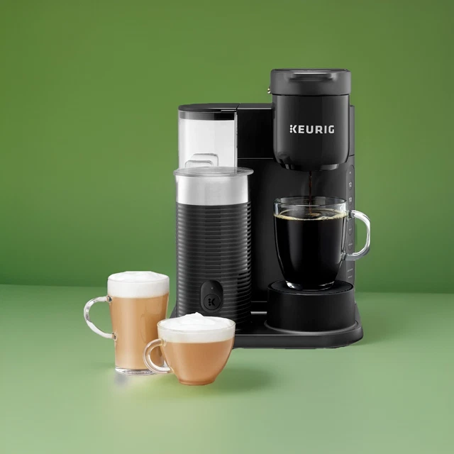 KEURIG K-CAFÉ ESSENTIALS Single Serve K-Cup Pod Coffee Maker, Black $75 ...