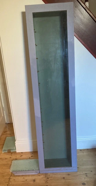 IKEA BERTBY GREEN & Lilac Glass DISPLAY CABINET - Collection COVENTRY £ ...