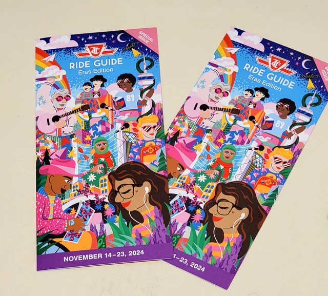 TAYLOR SWIFT ERAS Tour Toronto - TTC Ride Guide Map 2024 - Special ...