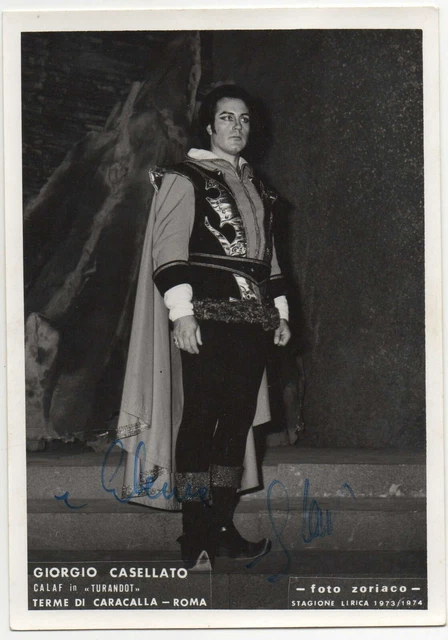 FOTOGRAFIA CELEBRITA', PERSONAGGI Famosi: Giorgio Casellato, Autografo ...