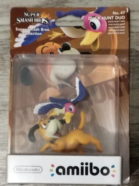FIGURINE AMIIBO SUPER Smash Bros Duck Hunt Duo 47 Neuf Neuve EUR 24,99 ...