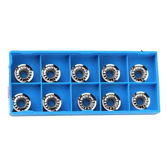 ADVANCED CARBIDE MILLING Inserts Cutter Blade for Aluminum R5 Circular ...