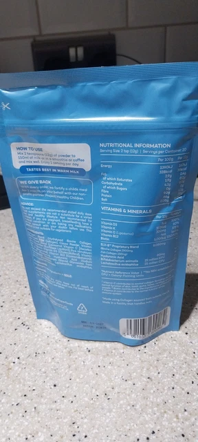 ELEVATE MULTI COLLAGEN chocolate 240g Skin Hair Hyaluronic Acid ...