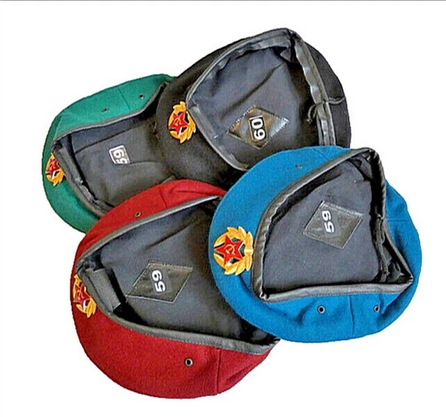 RUSSIAN MILITARY BERET Cap Hat Army VDV Border Guard VV Spetsnaz USSR ...