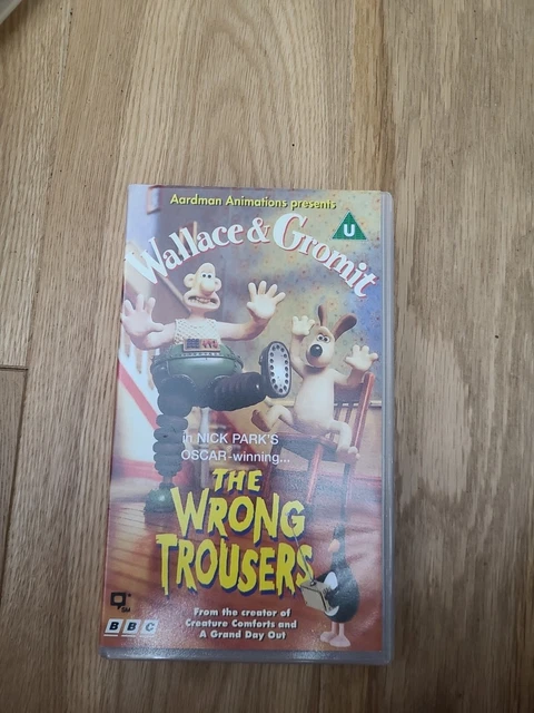 WALLACE AND GROMIT - The Wrong Trousers (VHS/H, 1994) £2.00 - PicClick UK