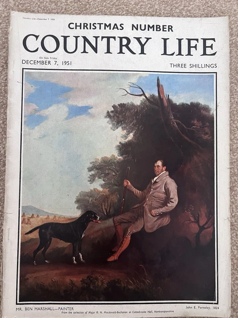 RARE COUNTRY LIFE Magazine - December 7, 1951 - Christmas Number - Rare ...