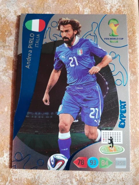 CARTE ANDREA PIRLO Italia Panini Adrenalyn XL Expert Brazil 2014 card ...