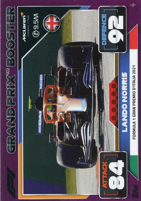325 - TURBO Attax F1 2022 - CRYSTAL PINK - Grand Prix - Lando Norris £5 ...