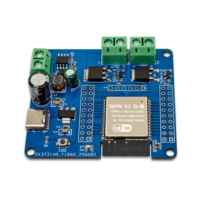 ESP32 DUAL-CHANNEL MOS Module DC5-60V on-Board ESP32-32E WiFi and ...