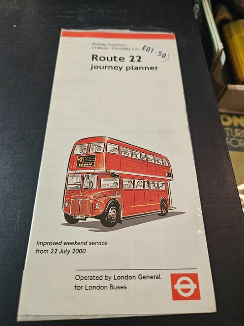 LONDON BUS TRANSPORT Timetable Leaflet London General HO5.123 £3.00 ...