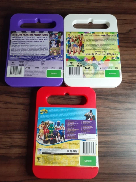 HI-5 LIVE! HI-5 Party Street and The Wiggles Ukulele Baby 3 DVD bundle ...