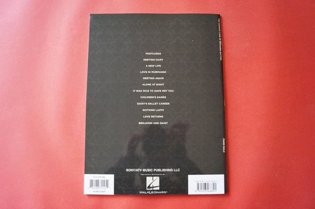 THE CURIOUS CASE of Benjamin Button .Songbook Notenbuch .Piano EUR 16 ...