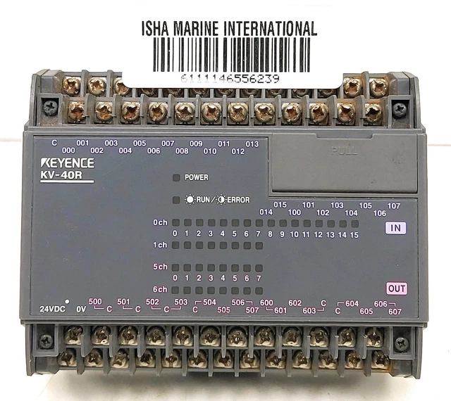 KEYENCE KV-40R PROGRAMMABLE Logic Controller 0108109 EUR 125,36 ...