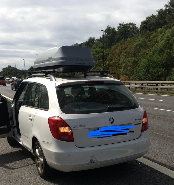 HALFORDS EXODUS 360L Roof Box with keys (I will post - see listing) ´ £ ...