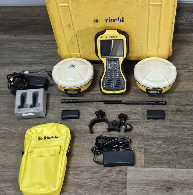 TRIMBLE DUAL SPS882 GPS Glonass Galileo 900MHZ Base Rover RTK System ...
