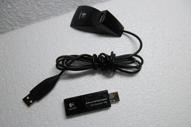 LOGITECH WIRELESS KEYBOARD/MOUSE USB Receiver SecureConnect C-UAL52 ...
