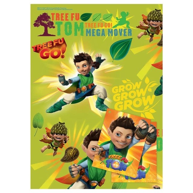 TREE FU TOM wrapping paper - Gift Wrap 2 sheets 49cm x 70cm EUR 9,21 ...
