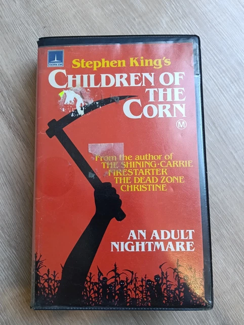 CHILDREN OF THE Corn VHS Rare Horror Australian PAL Stephen King Ex ...