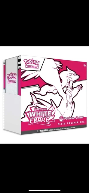 POKÉMON TCG WHITE Flare Pokemon Center Elite Trainer Box ETB SEALED £ ...