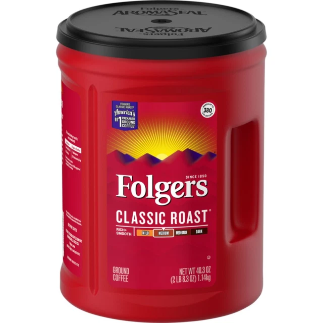 FOLGERS CLASSIC ROAST Ground Coffee - 40.3 oz $16.81 - PicClick